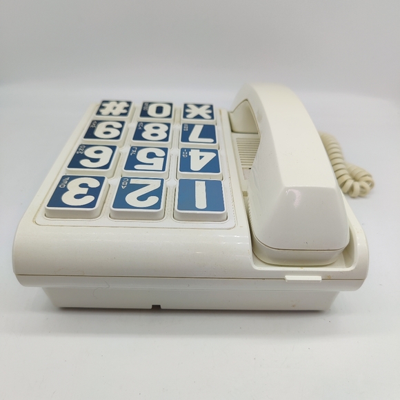 att | Office | Att Big Push Button Plus Telephone Wall Or Table Corded ...